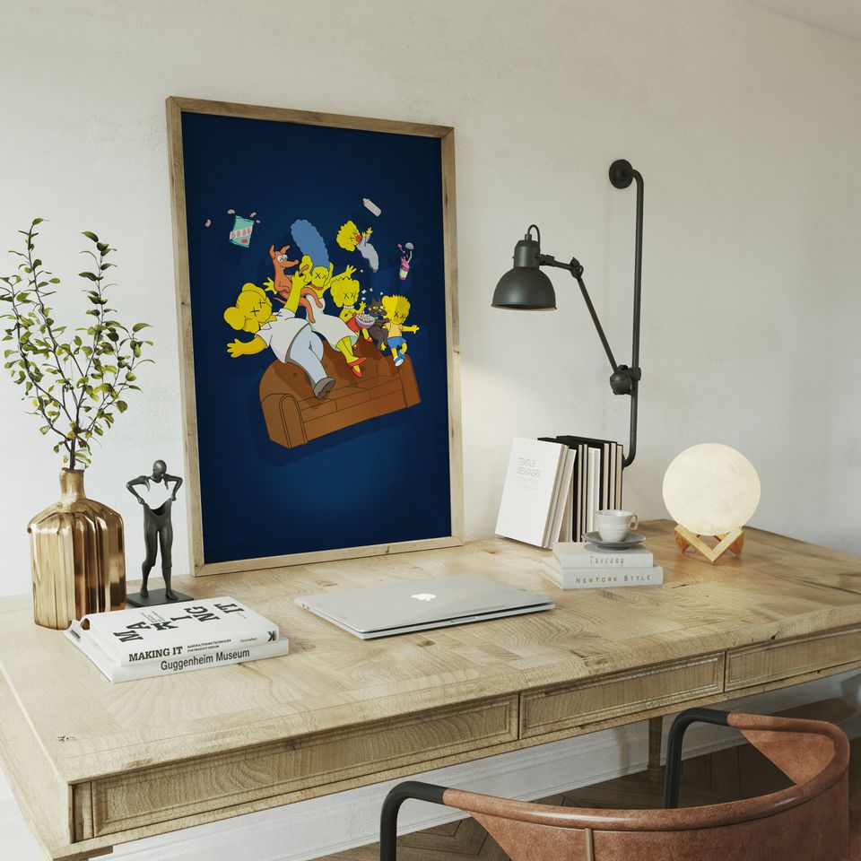 The simpsons Poster Set of 3, Hypebeast Room Decor, Minimalist Best ...