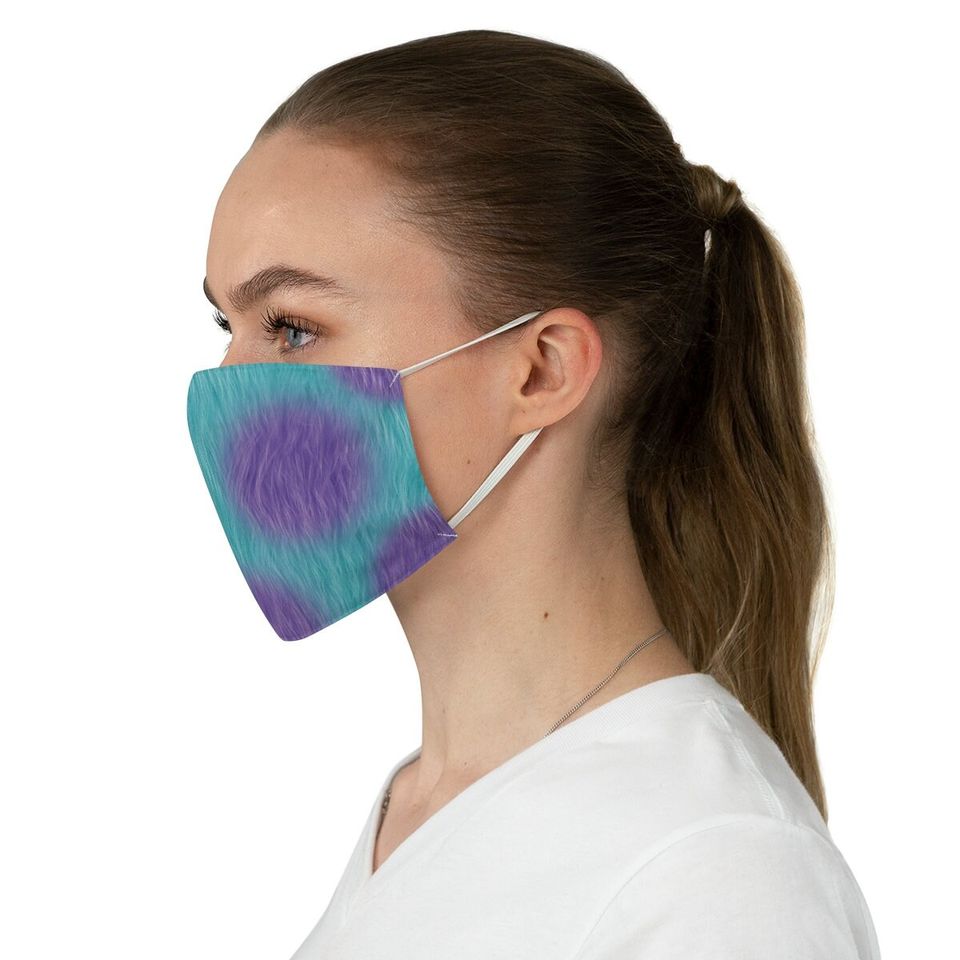 Sulley Face Mask, Monsters Inc Face Mask, Disney Face Mask Halloween ...