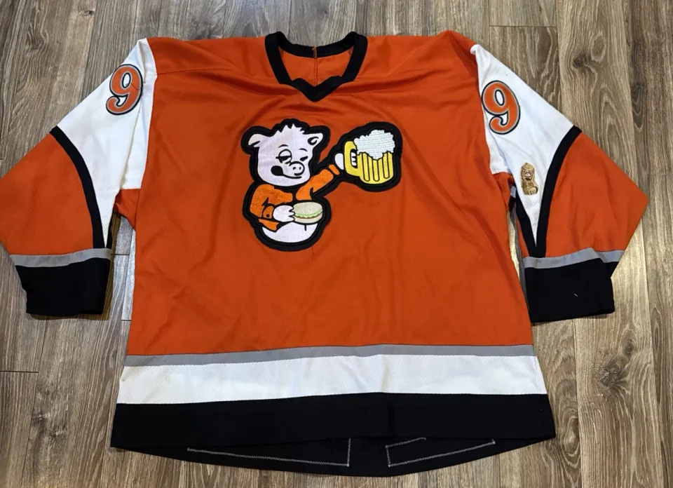 Vintage The Simpsons Greasy Joe’s BBQ Pit Hockey Jersey Men's | ID ...