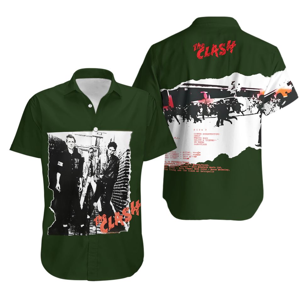 Hawaiian Shirt The Clash Debut Album Cover Music Fan Apparel | ID ...