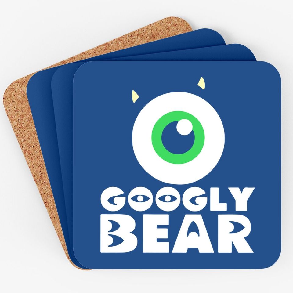 Googly Bear Monsters Inc Mike Sully Boo Group Poster Coaster | ID ...