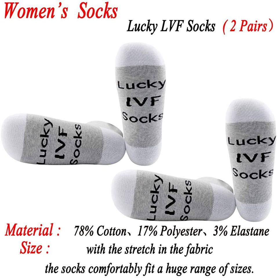 Lucky Transfer Socks In-vitro nfertility Frozen Embryo | ID 30862 by ...