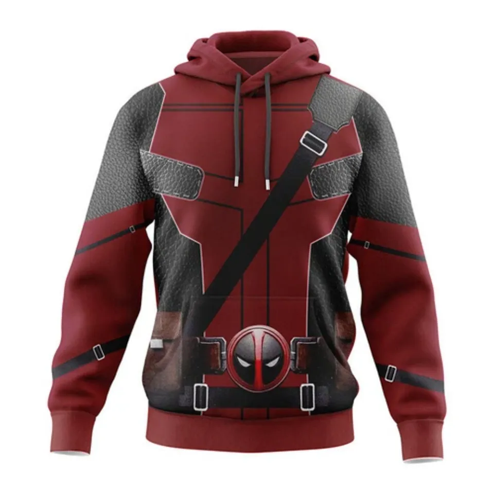 Deadpool 3 Wolverine BFF Hoodie Jumper 3D Printing Hooded Sweatshirt ...