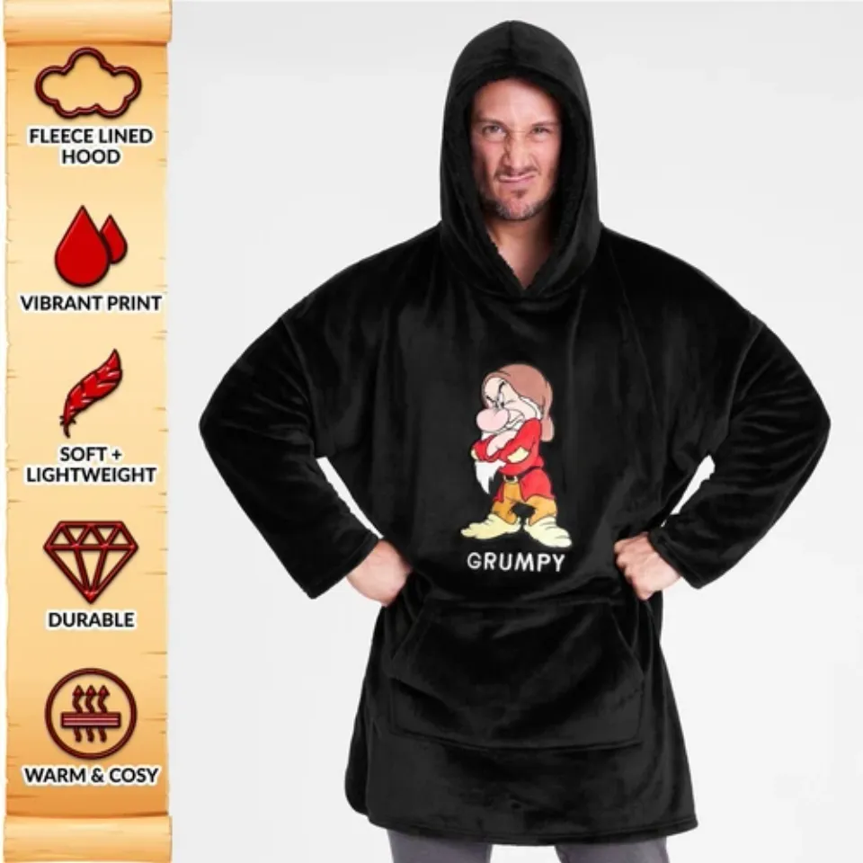 Disney Oversized Hoodie Blanket for Men - Grumpy | ID 19968395 by ...