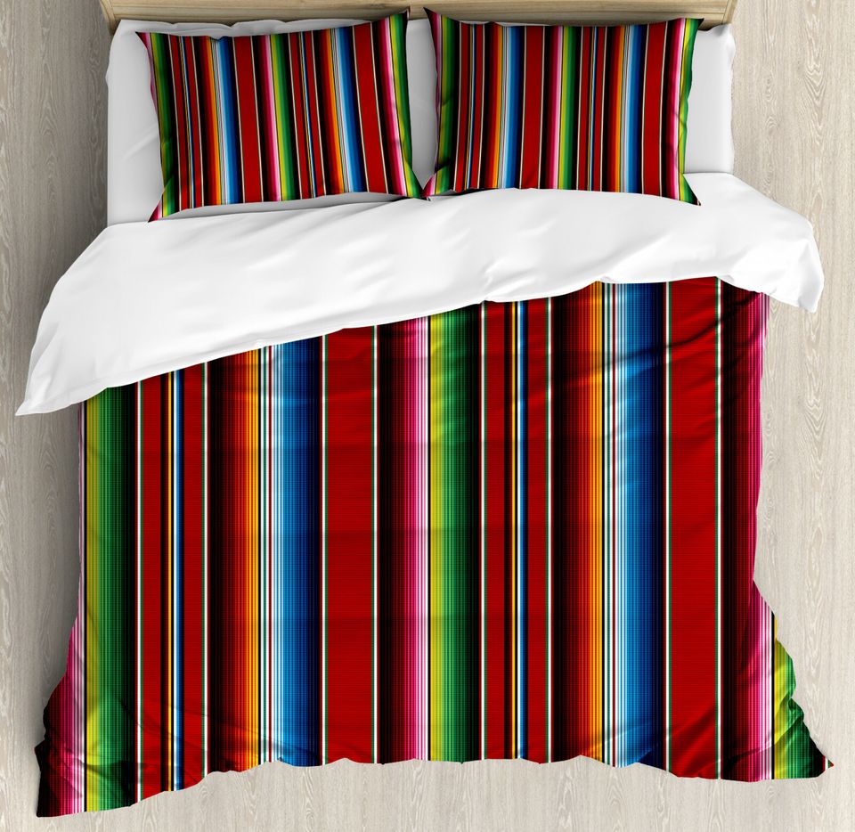 Cinco de Mayo Bedding Set Vertical Lines Design | ID 12795296 by Brian ...