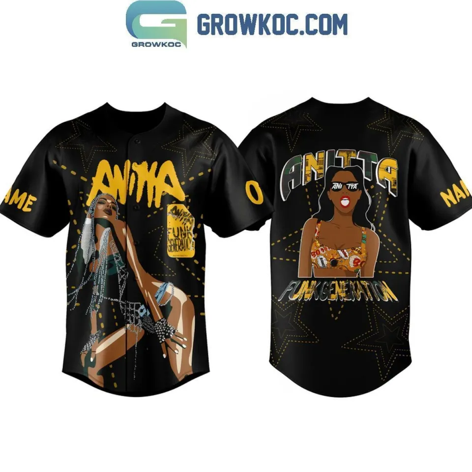 Anitta Funk Generation Fan Baseball Jersey | ID 20235269 by Ivo Silva ...