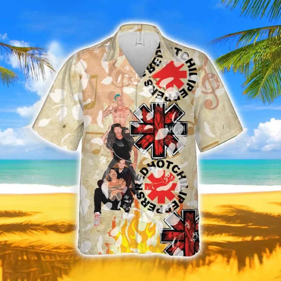 Red Hot Chili Peppers Rock Band Hawaiian Shirt | ID 20236749 by Gordon ...