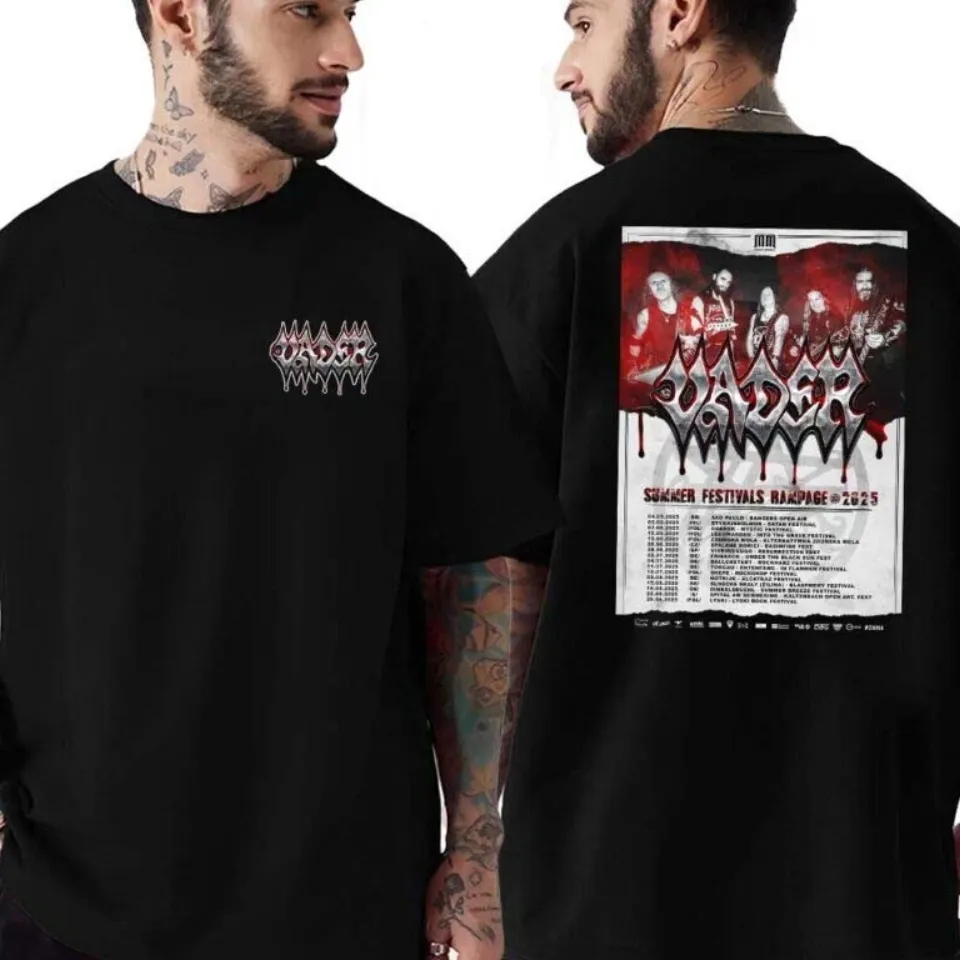 Men's S Black Vader Band Summer Festivals Rampage Tour 2025 Dates List ...