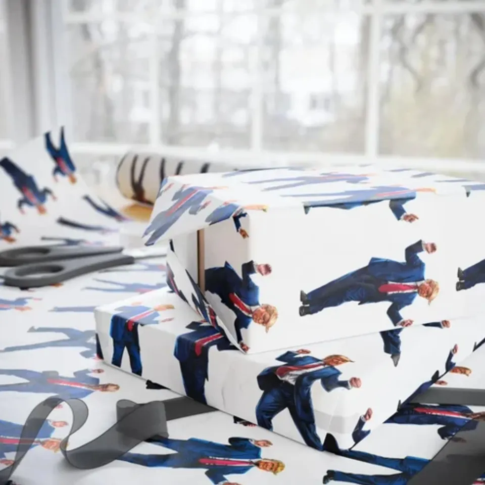 Trump Christmas Wrapping Paper, Trump Christmas Wrapping Paper | ID ...