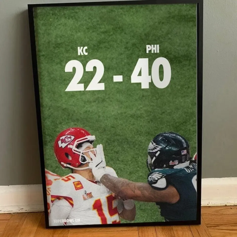 Philadelphia Eagles, Eagles, Super Bowl 59, Posters, football, Jalen Hurts | ID 20768895 by Matt ...