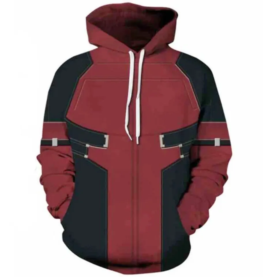 Deadpool 3 Wolverine BFF Hoodie Jumper 3D Printing Hooded Sweatshirt ...