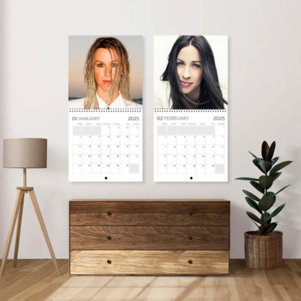 Alanis Morissette 2025 Music Legends Calendar, 12-Month Singer Wall ...