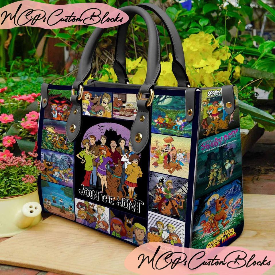 Scooby Doo Leather Bag, Scooby Doo Shoulder Bag, Crossbody Bag ...