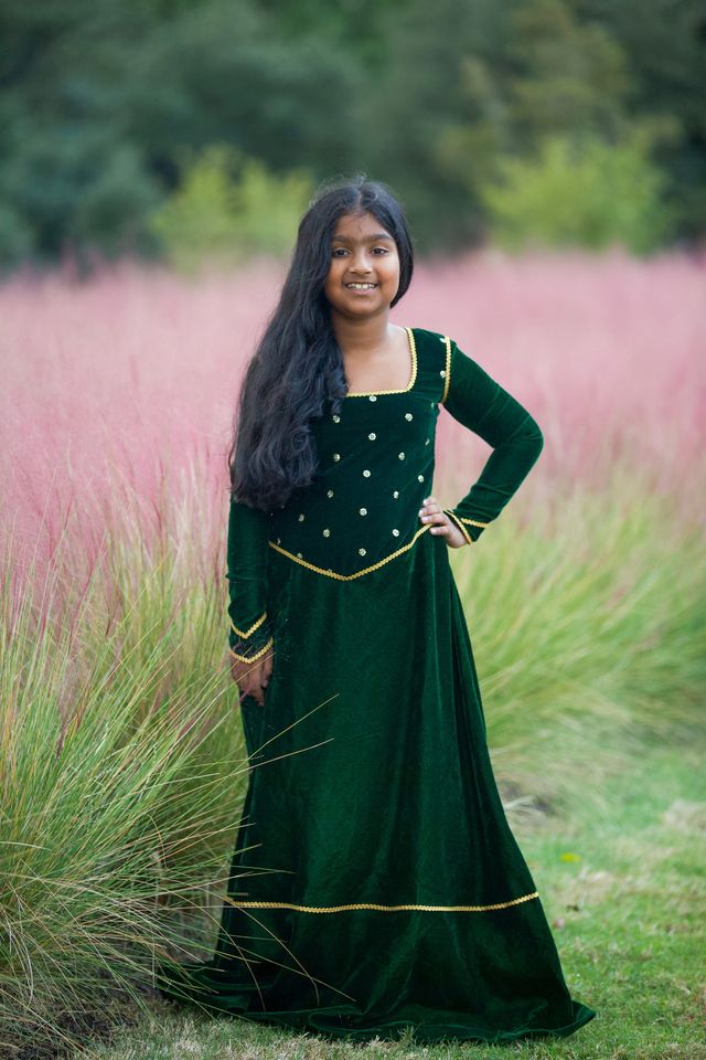Girls Princess Fiona Costume | Movie Inspired Evening Gown | Ready Made ...