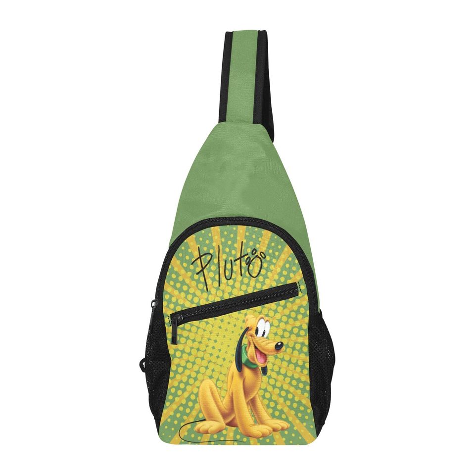 Disney Pluto Chest Bag, Disney Sling Bag, Pluto Bag, Disney Gift, Pluto ...