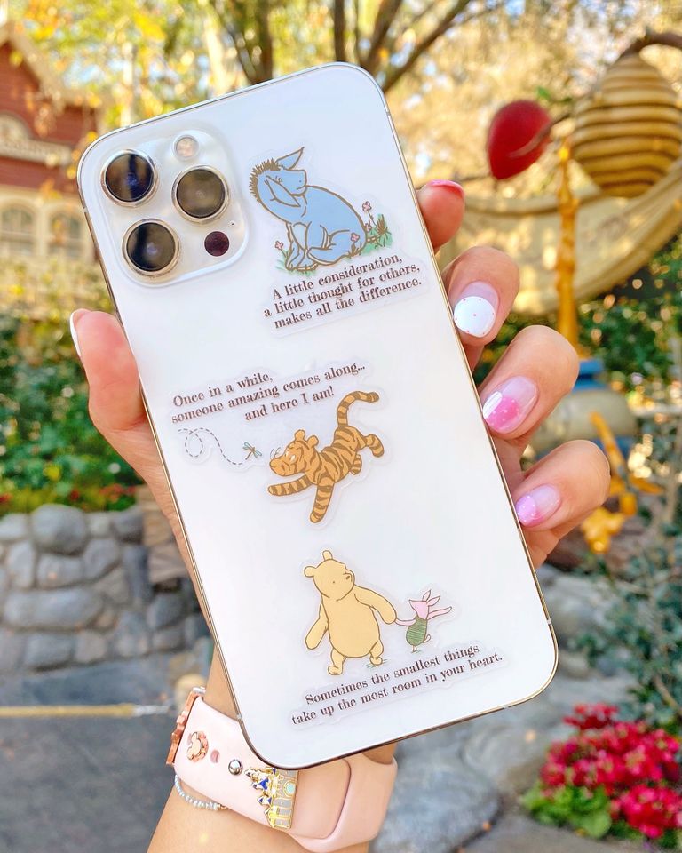 Classic Winnie-the-Pooh Piglet Quote Transparent Disney Laptop Stickers ...