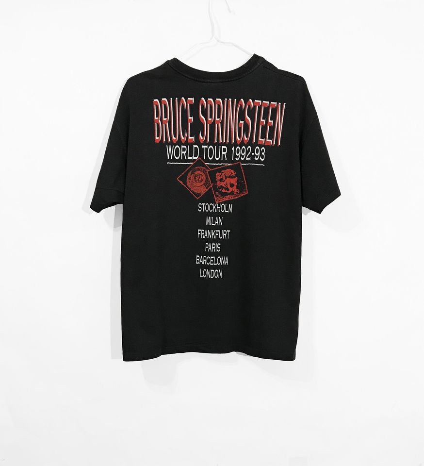 Vintage 1992-1993 Bruce Springsteen World Tour T-Shirt | 29% OFF Today ...