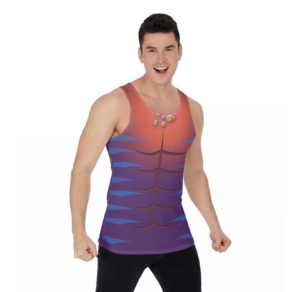 Tamatoa Moana 3D Tank Top, Disney Cast Member Costume, Running Cosplay ...