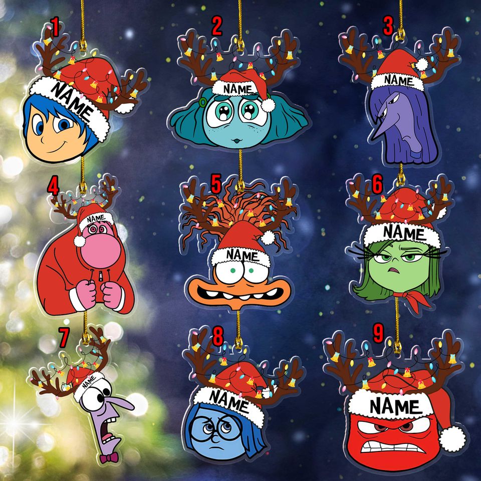 Inside Out Ornament, Christmas Inside Out Character Ornament Gifts ...