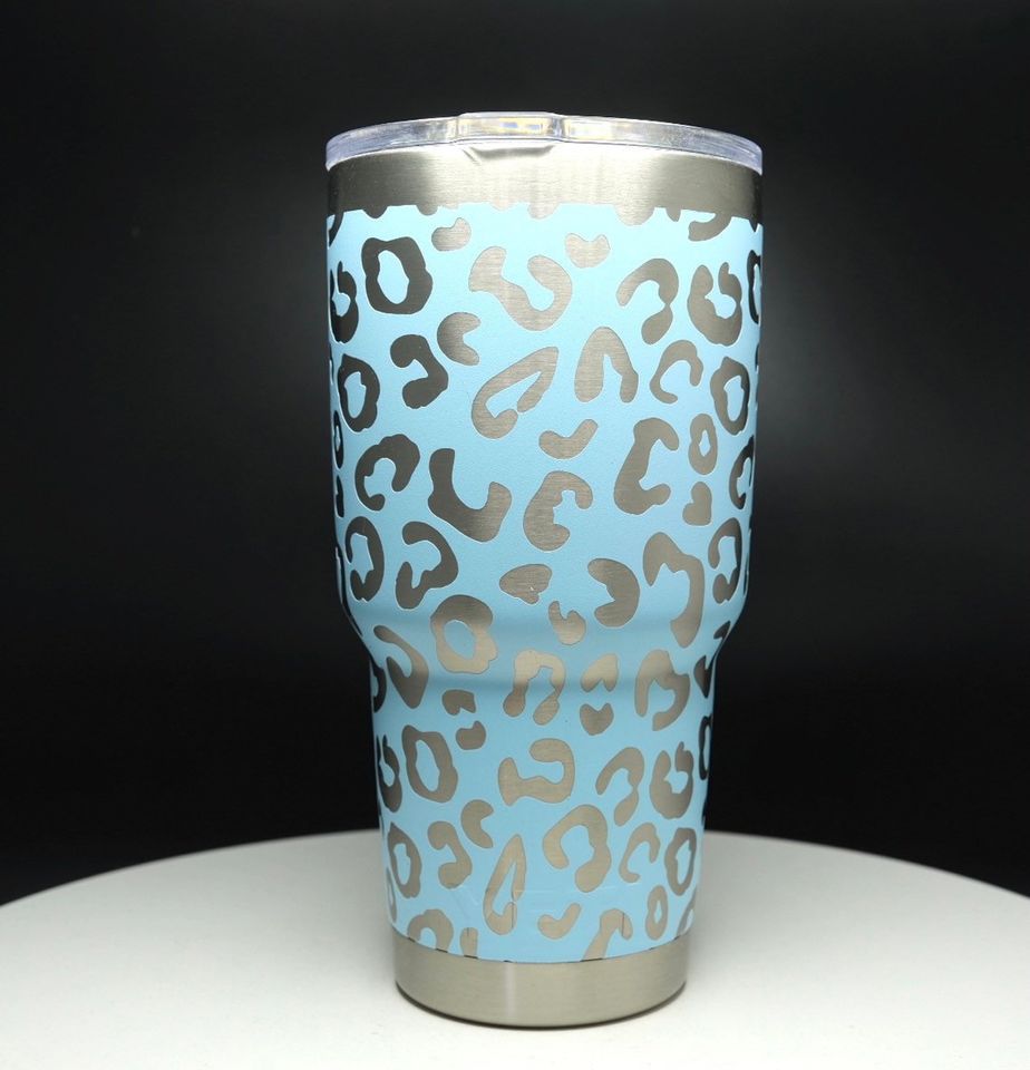 Leopard print Laser engraved Tumblers 30oz | ID 600899 by Namn | Printblur