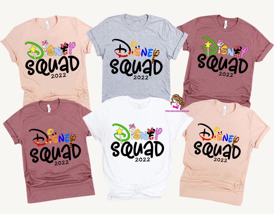 Disney Squad 2022 Shirt, Disney Squad Shirt, Disney 2022 Trip Shirt ...