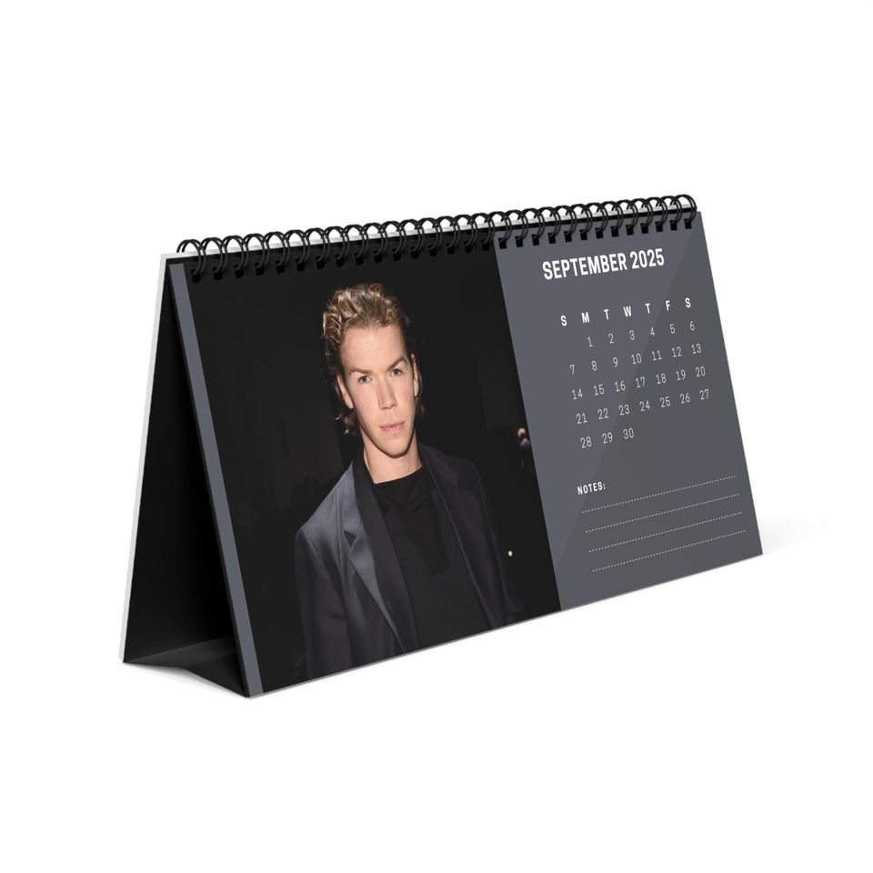 Will Poulter 2025 Desk Calendar | Hollywood Actor Planner | Midsommar ...