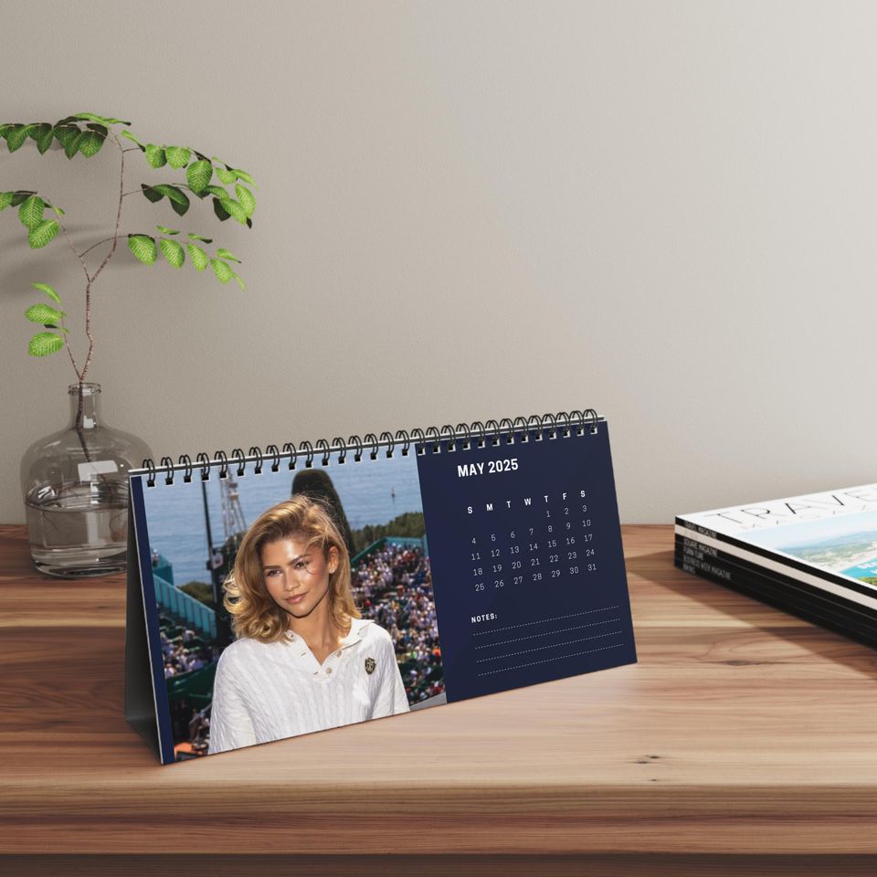 Zendaya 2025 Desk Calendar | Hollywood Star Gift | Euphoria & Spider ...