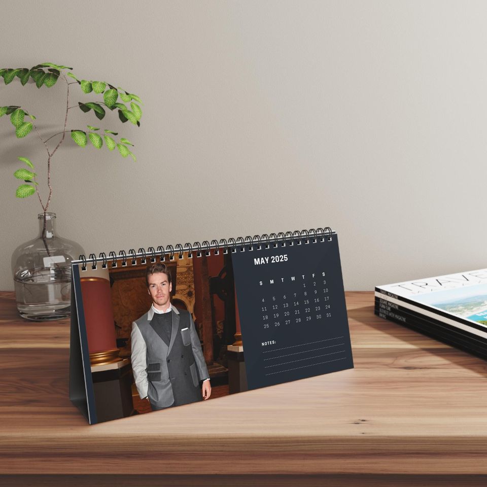 Will Poulter 2025 Desk Calendar | Hollywood Actor Planner | Midsommar ...