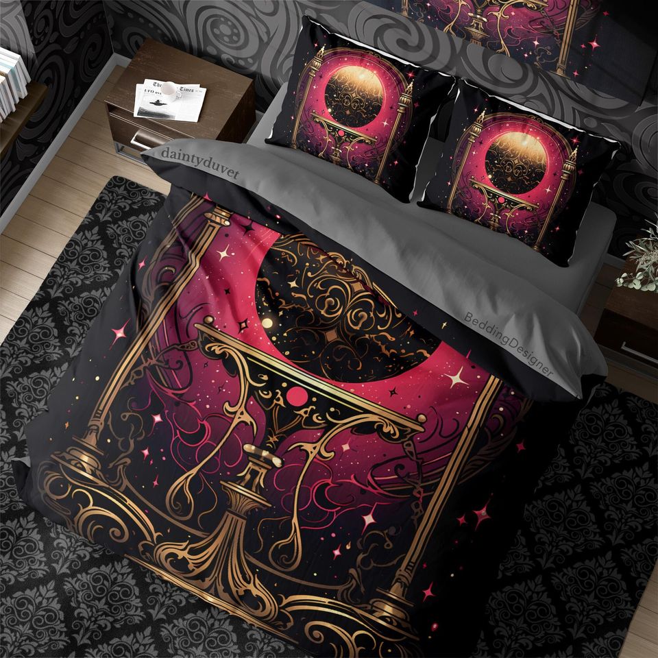 Dark Cottagecore Magic Orb Duvet Cover Gothic Victorian Quilt Cover ...