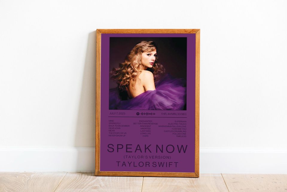 Speak Now (Taylors Version) Album Art Poster | ID 23685657 by J euan ...