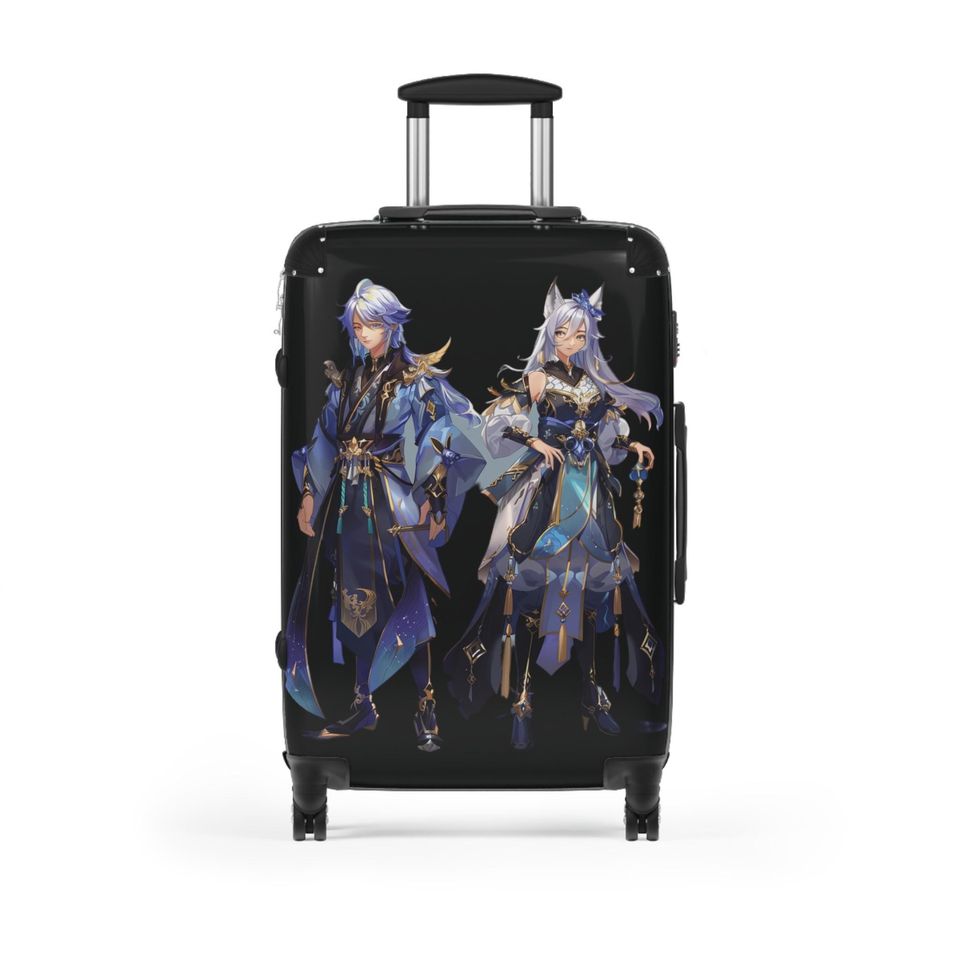 AI Created Anime Warriors Suitcase! Original, Anime Man and Woman! Hard ...