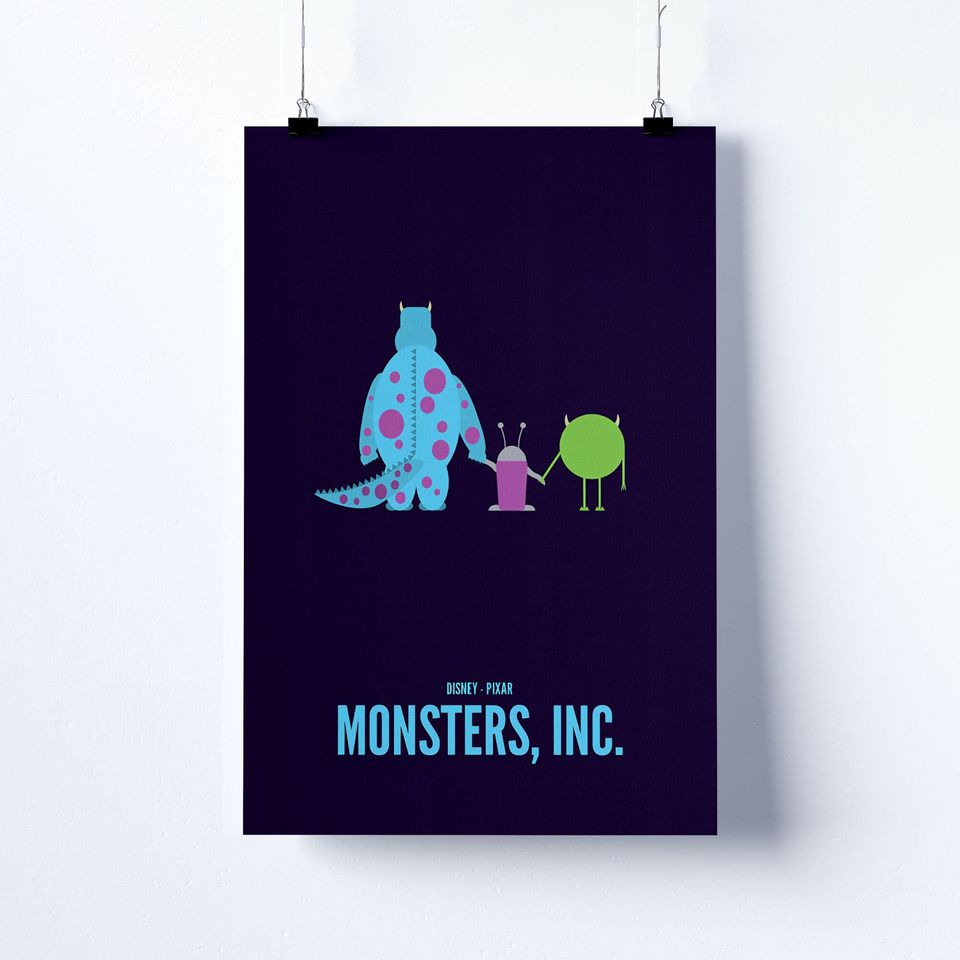 Disney Monster Inc Premium Matte Vertical Poster | ID 20624647 by Gary ...