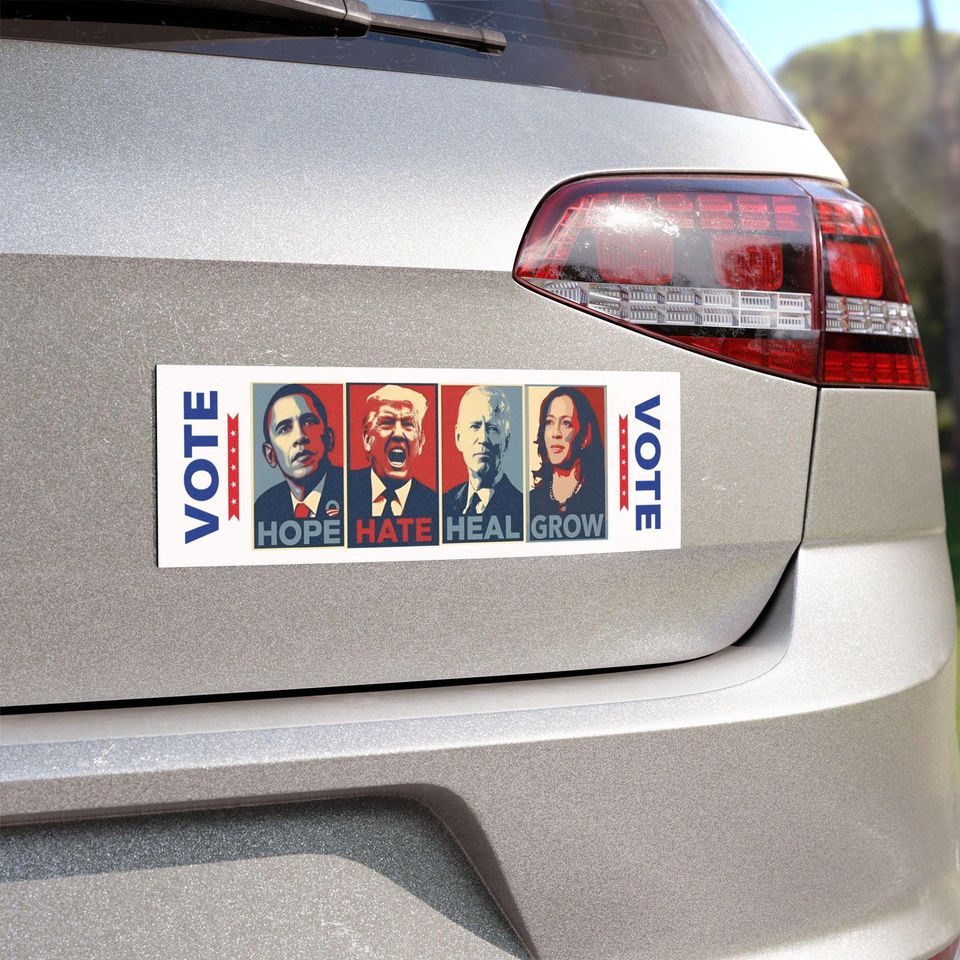 2024 Magnetic Bumper Sticker | Car Magnet | 2024 Election Campaign ...