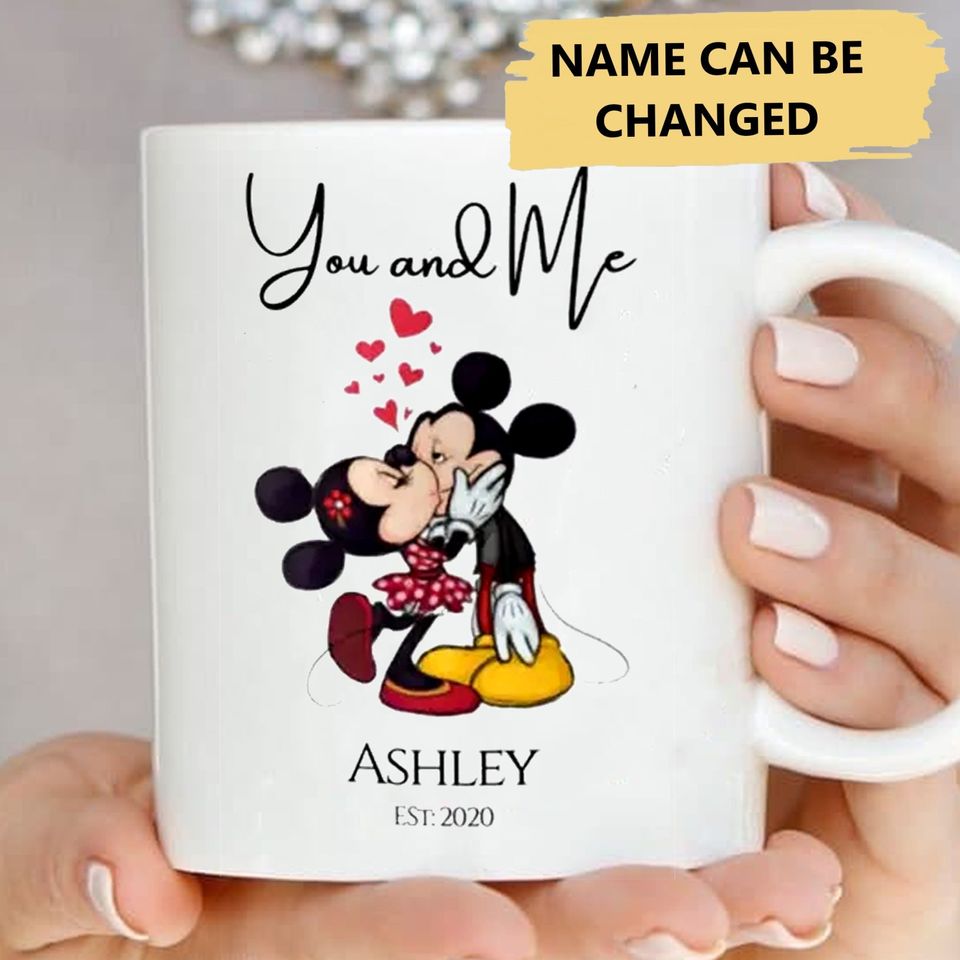 Personalized Couple Mouse Matching Mug Set, Just Married Mug, You And ...