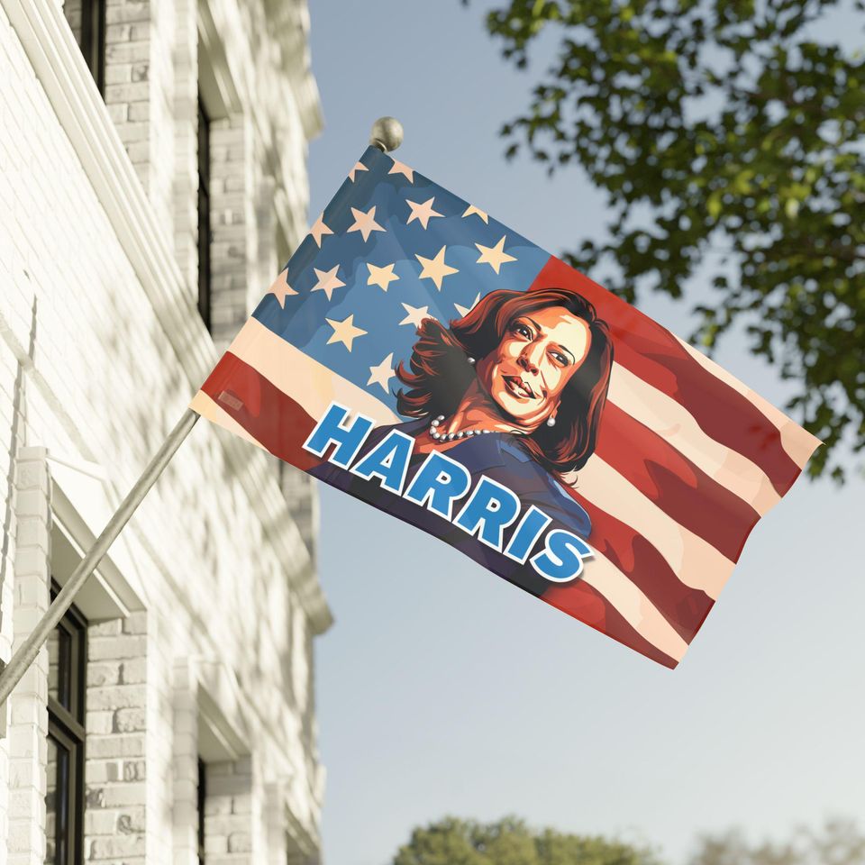 Kamala Harris American Flag - Show Your Support | ID 19699620 by Bhavin ...