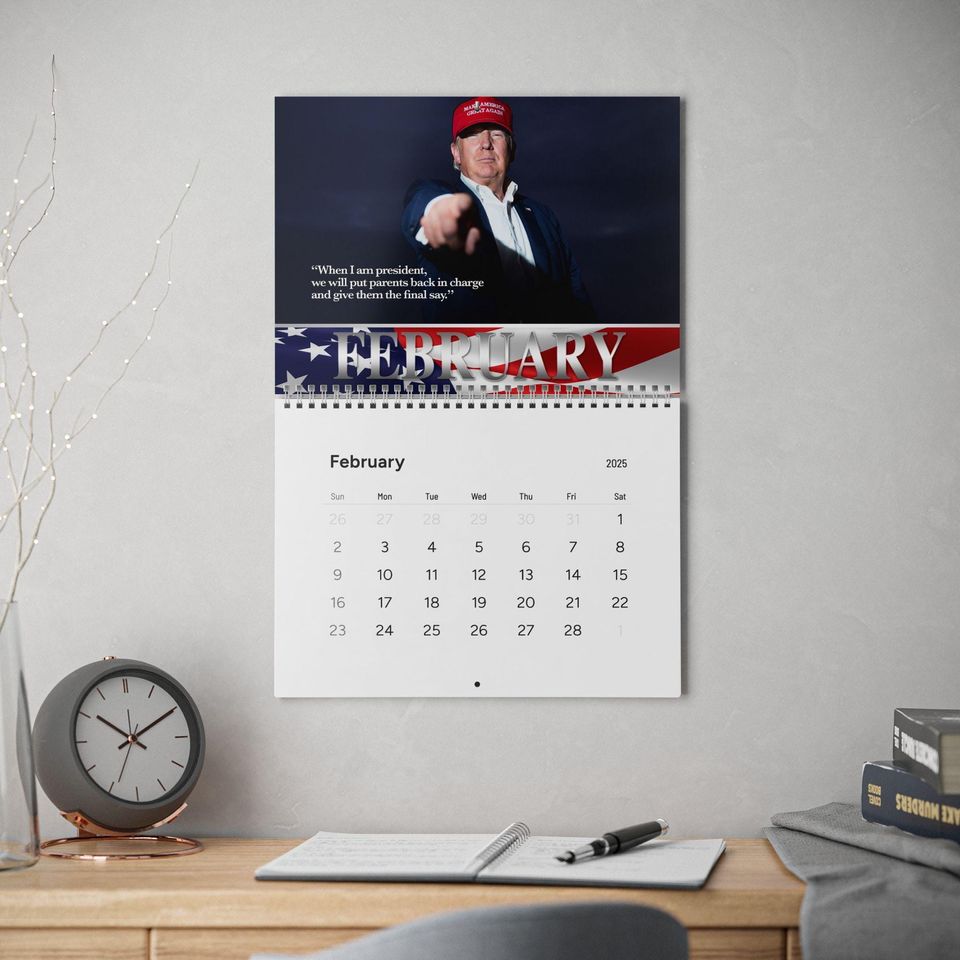 Donald Trump Wall Calendar 2025 | US Elections MAGA | ID 20224207 by ...