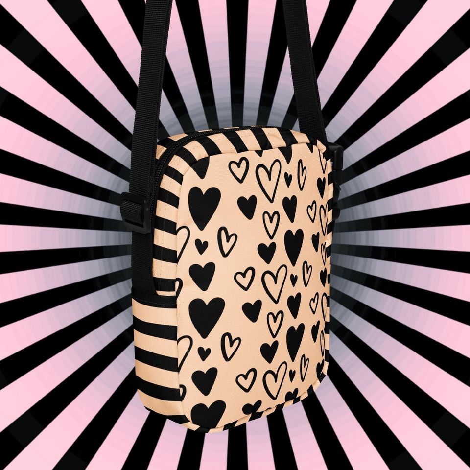 Cute Kawaii Hyena Crossbody Bag | ID 20191205 by DaviGriffith | Printblur