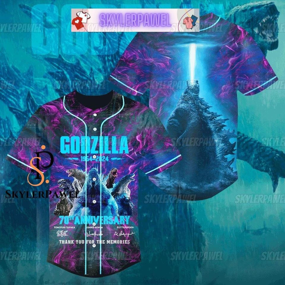 God zilla Baseball Jersey, god zilla Shirt, god zilla Jersey Shirt | ID ...
