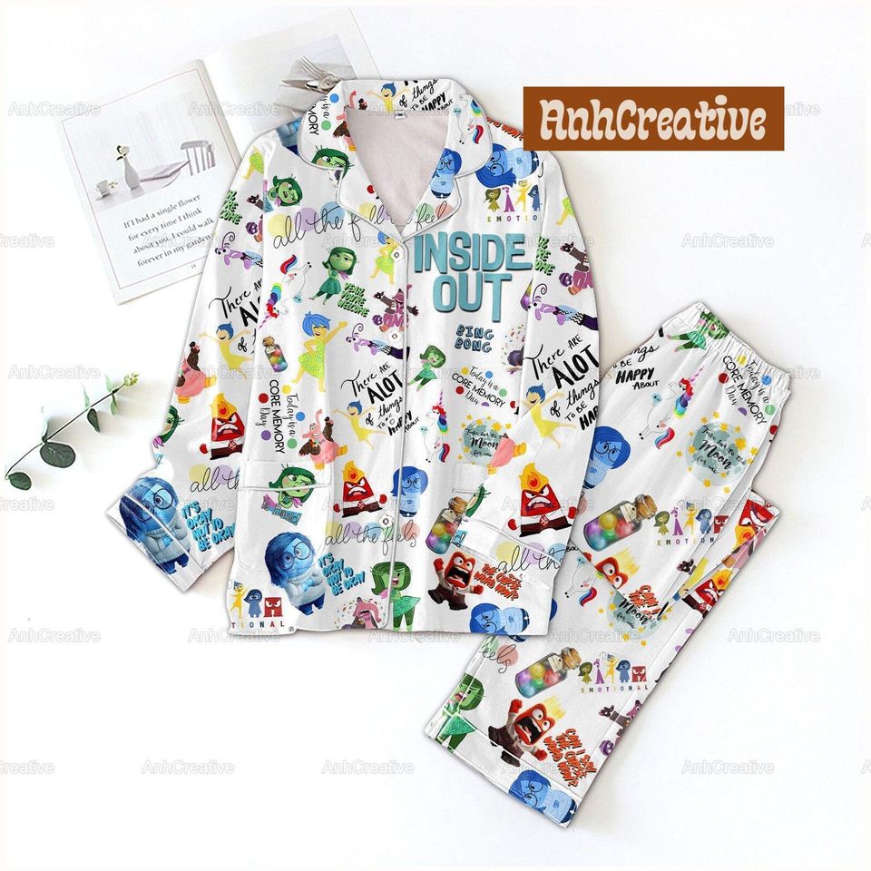 Inside Out 2 Pajamas Set, Today Is A Core Memory Pajamas Set, Inside ...