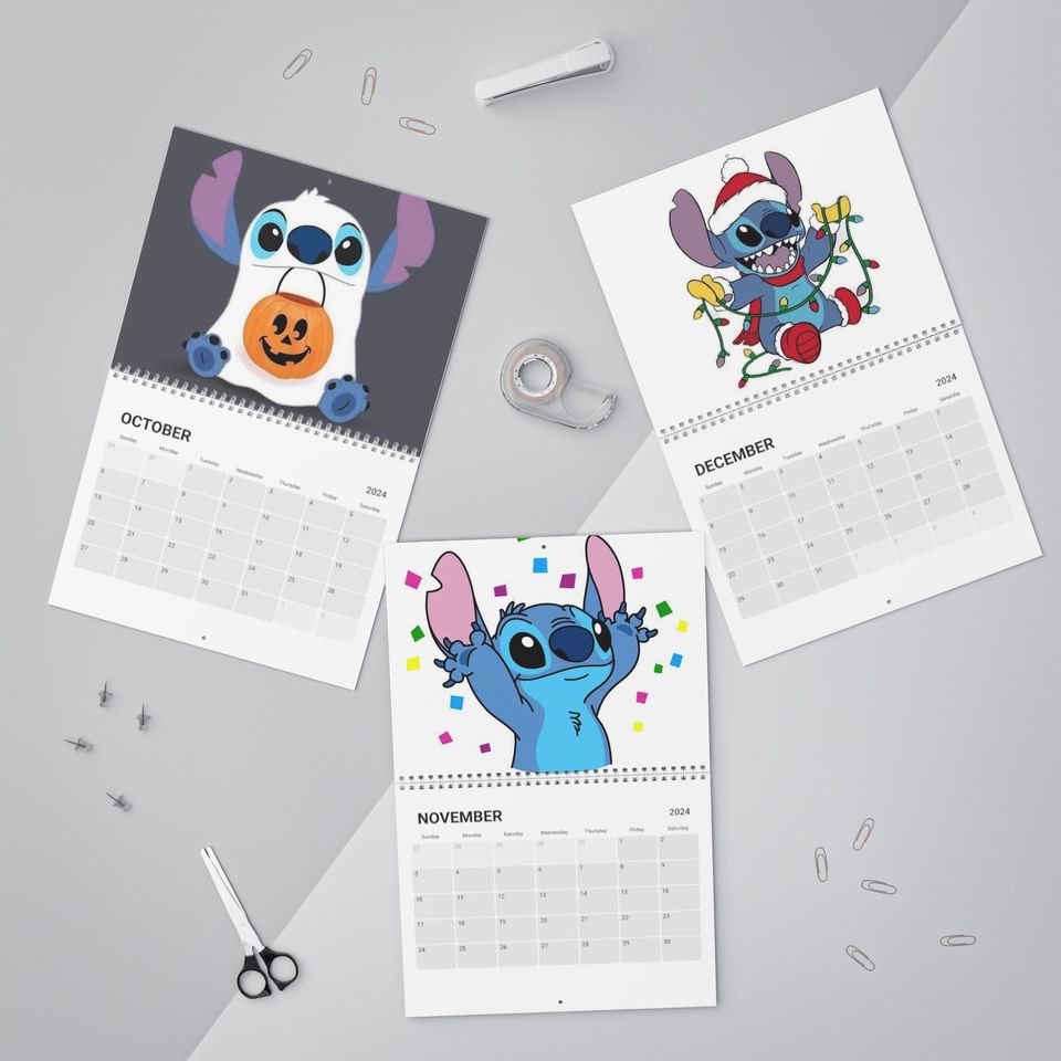 Stitch Disney 2024 Calendar, Disney Decor | ID 12763360 by Aryel ...