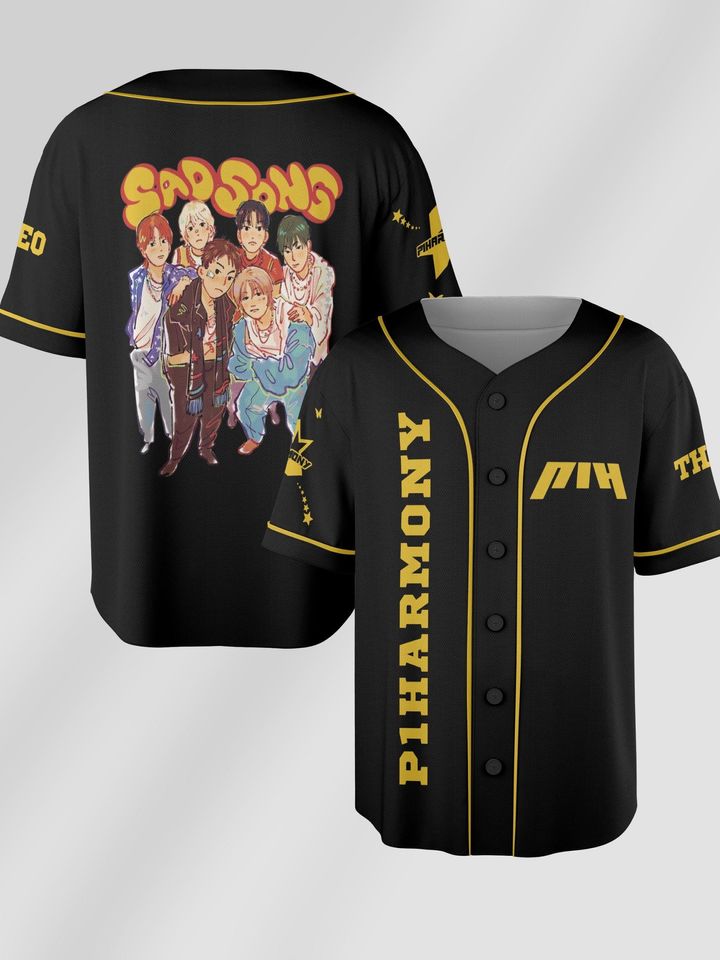 P1Harmony Baseball Jersey – Stylish P1USTAGE Concert Tour Merch | ID ...