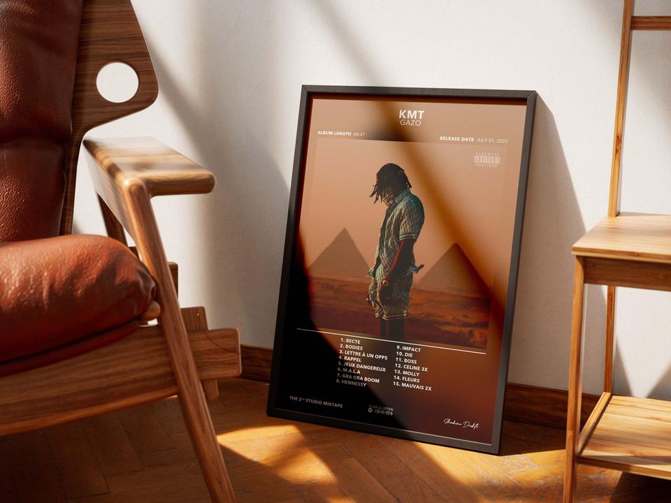 KMT Gazo Album Poster | Gazo Album Poster | Rapper Poster | Album Wall ...
