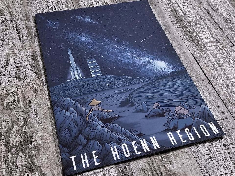 PKM Travel Poster Series - Pick 4 - Video Game Poster | ID 12841076 by ...