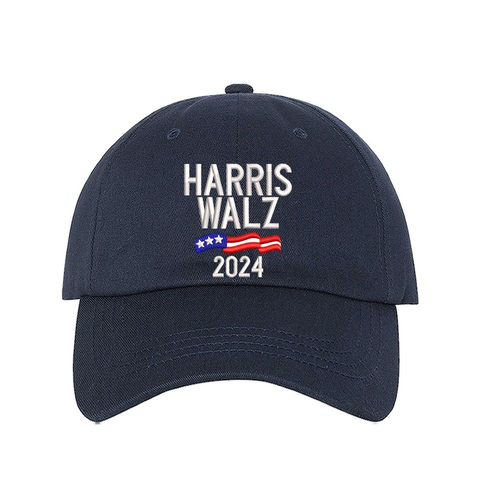 Harris Walz 24 Embroidered Cap, Kamala Harris For President 2024 Cap ...
