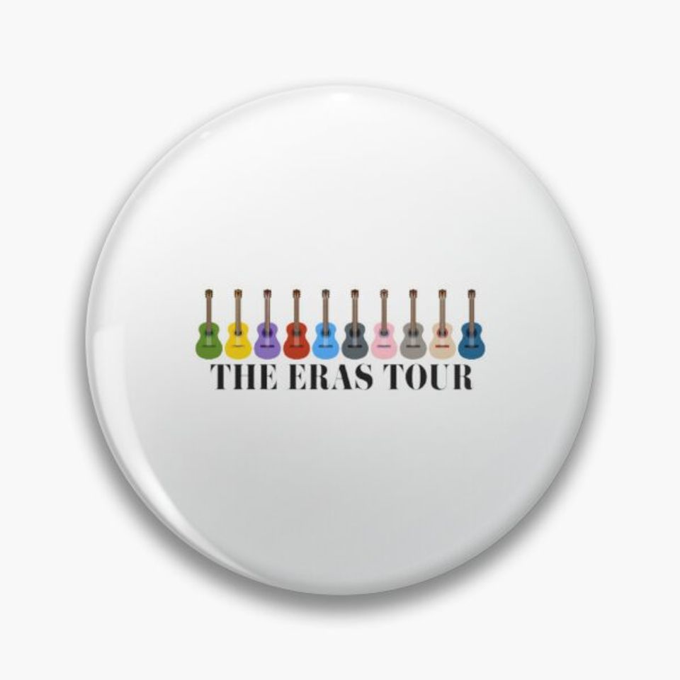 The Eras Tour with Colorful Guitars - Taylor Pin Button | ID 23348427 ...