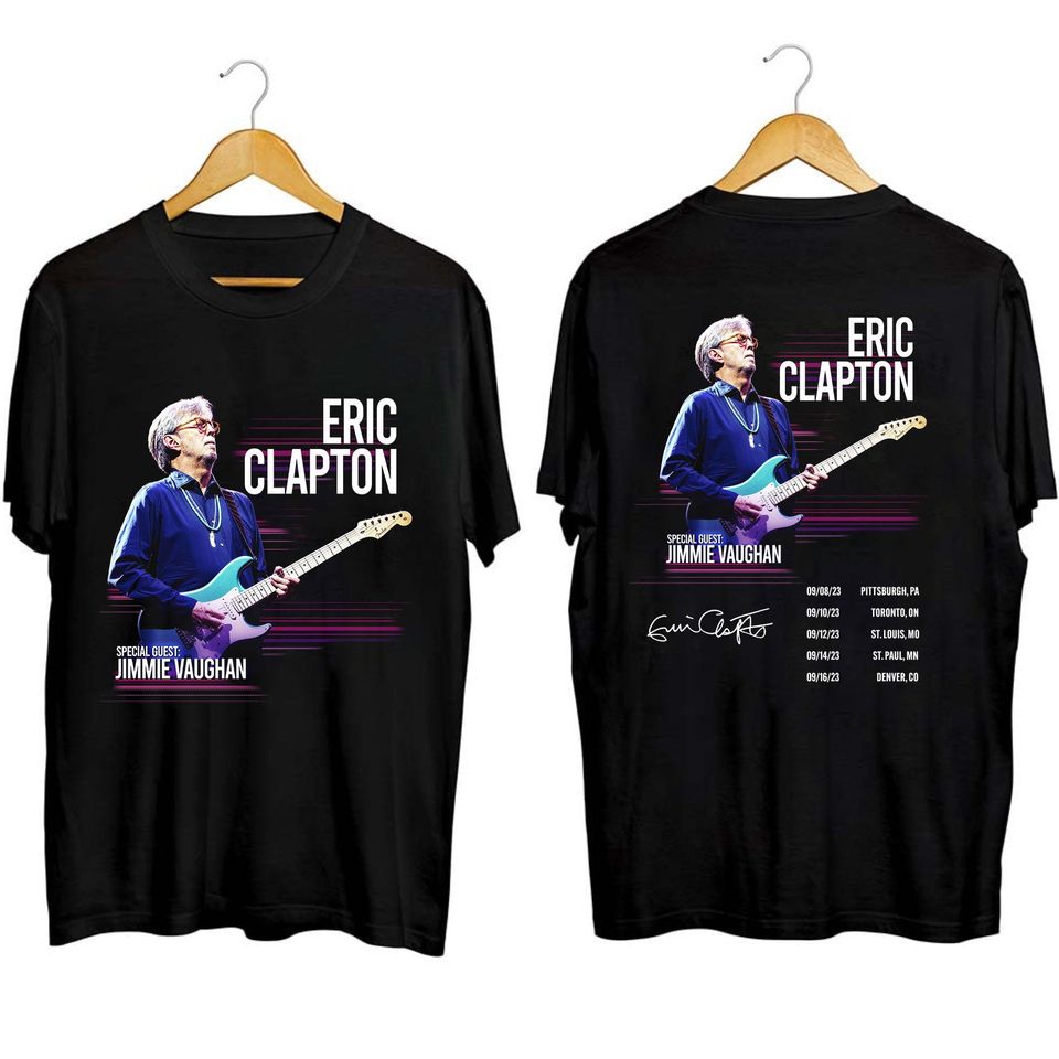 Eric Clapton 2023 Tour Shirt, Eric Clapton Fan Shirt | ID 12705551 by Diogo Silva | Printblur