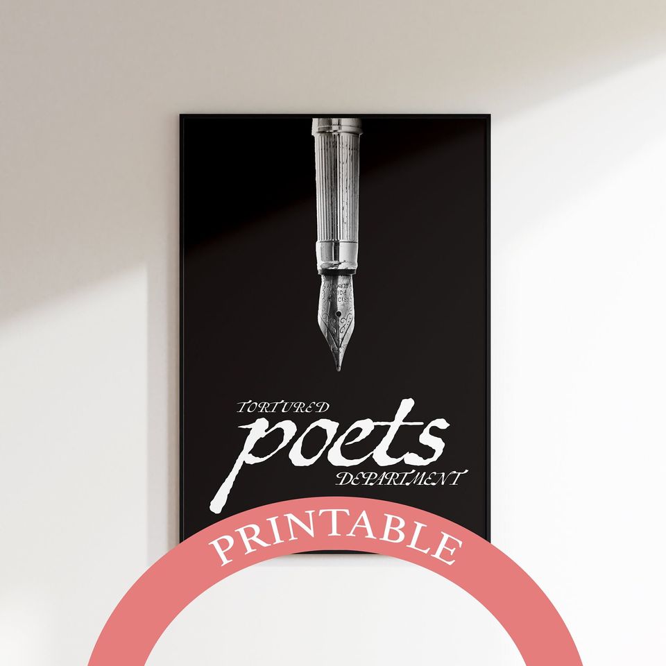 PRINTABLE Tortured Poets Department Print, Taylor Poster | ID 23280338 ...