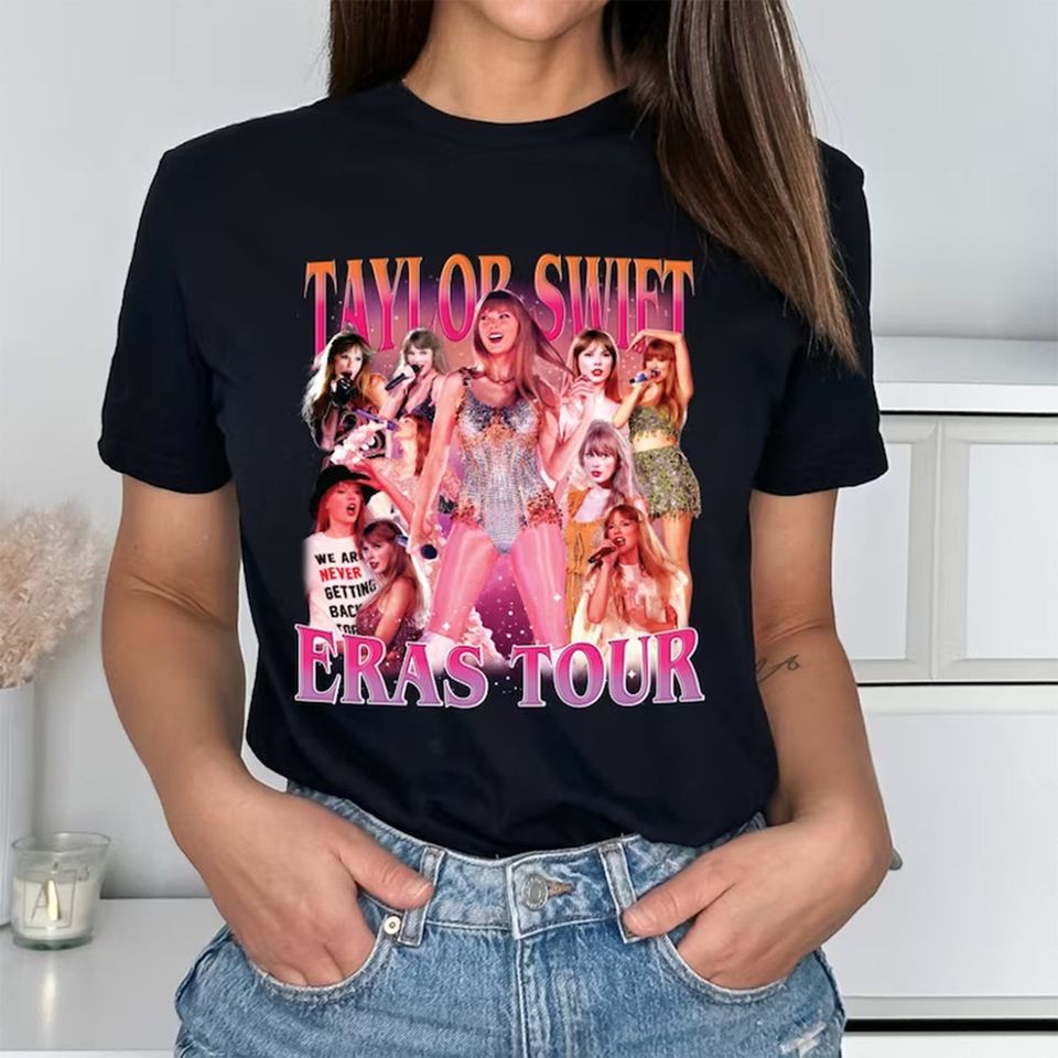 Taylor ERA tour tshirt jumper in black - Taylor version Gifts, Taylor ...