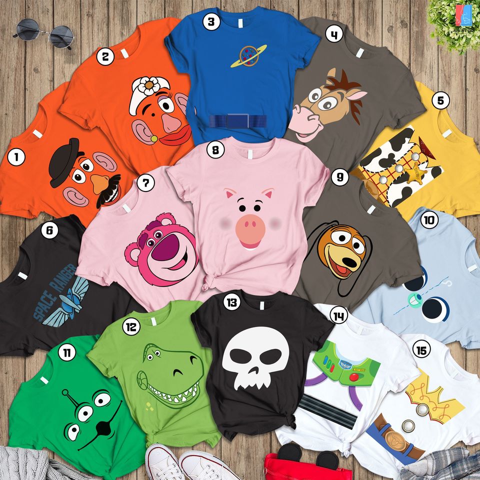 Disneyland Toy Story Halloween Costume Shirt, Woody Buzz Lightyear ...