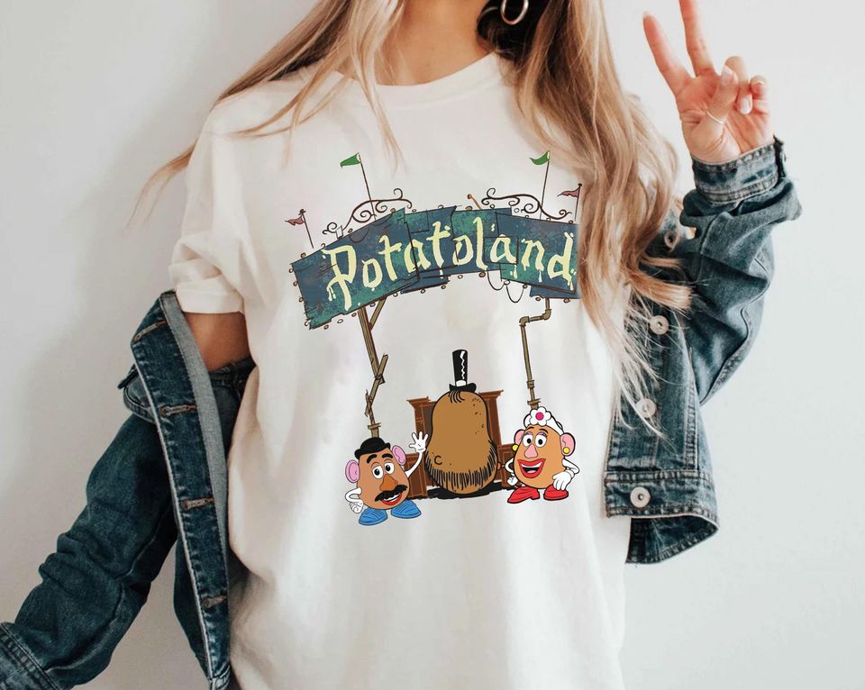 Disney Potatoland Toy Story Mr. and Mrs. Potato Head Shirt | ID ...